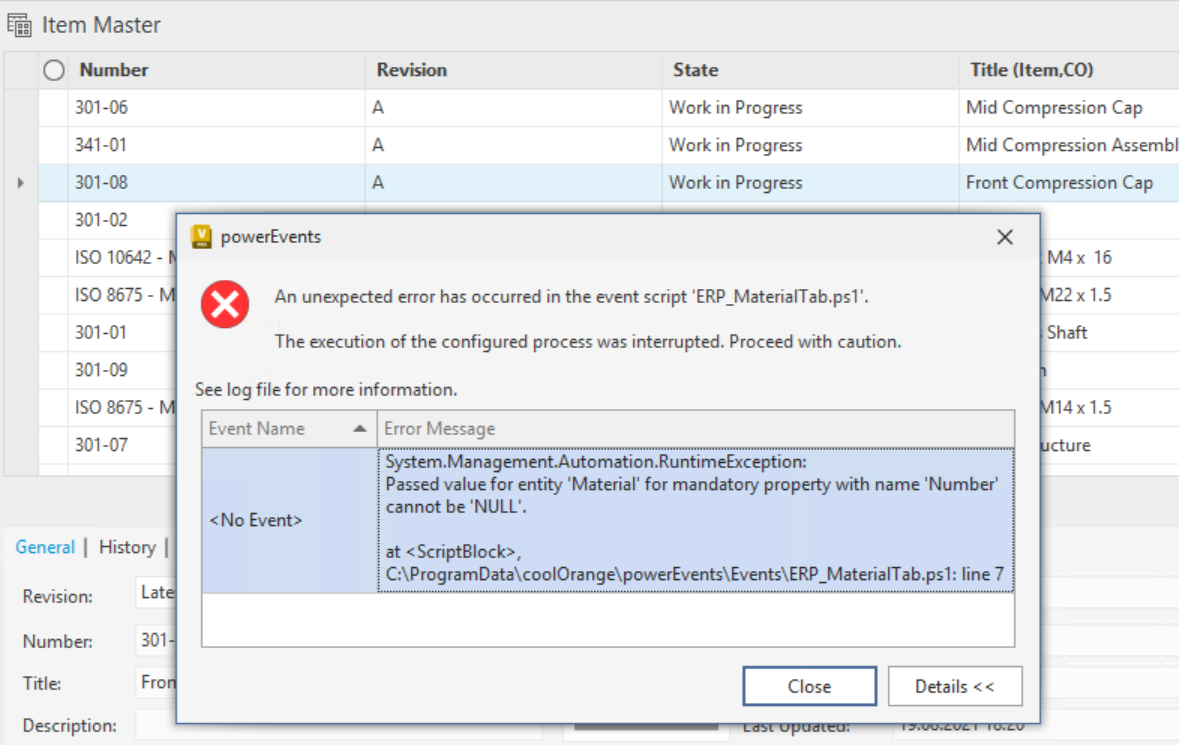Enhanced Error-Handling in powerGate
