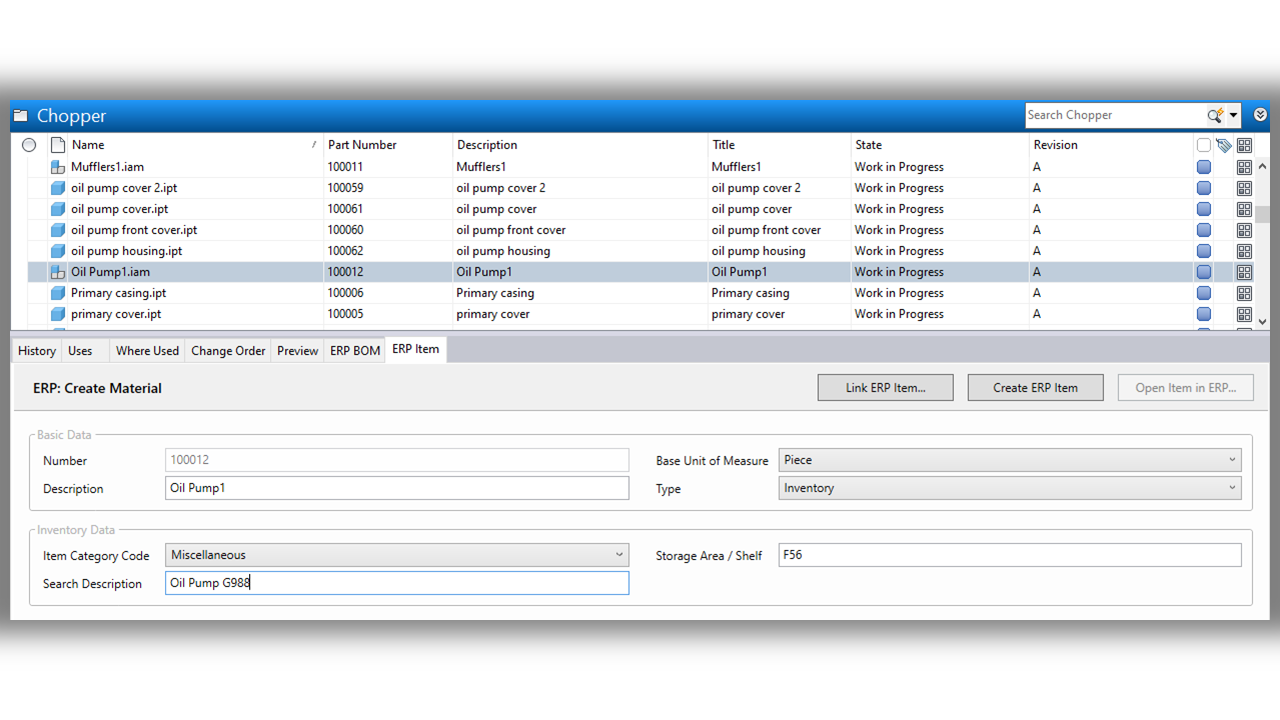 Connecting Autodesk Vault to an ERP System through powerGate