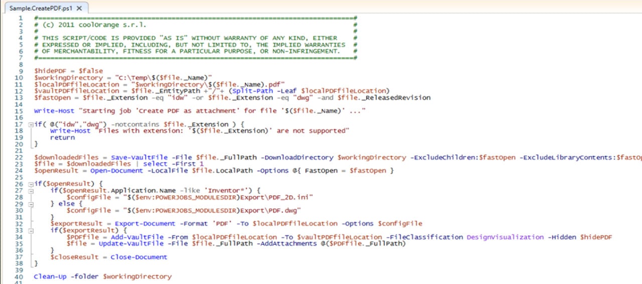 powerVault - COOLORANGE